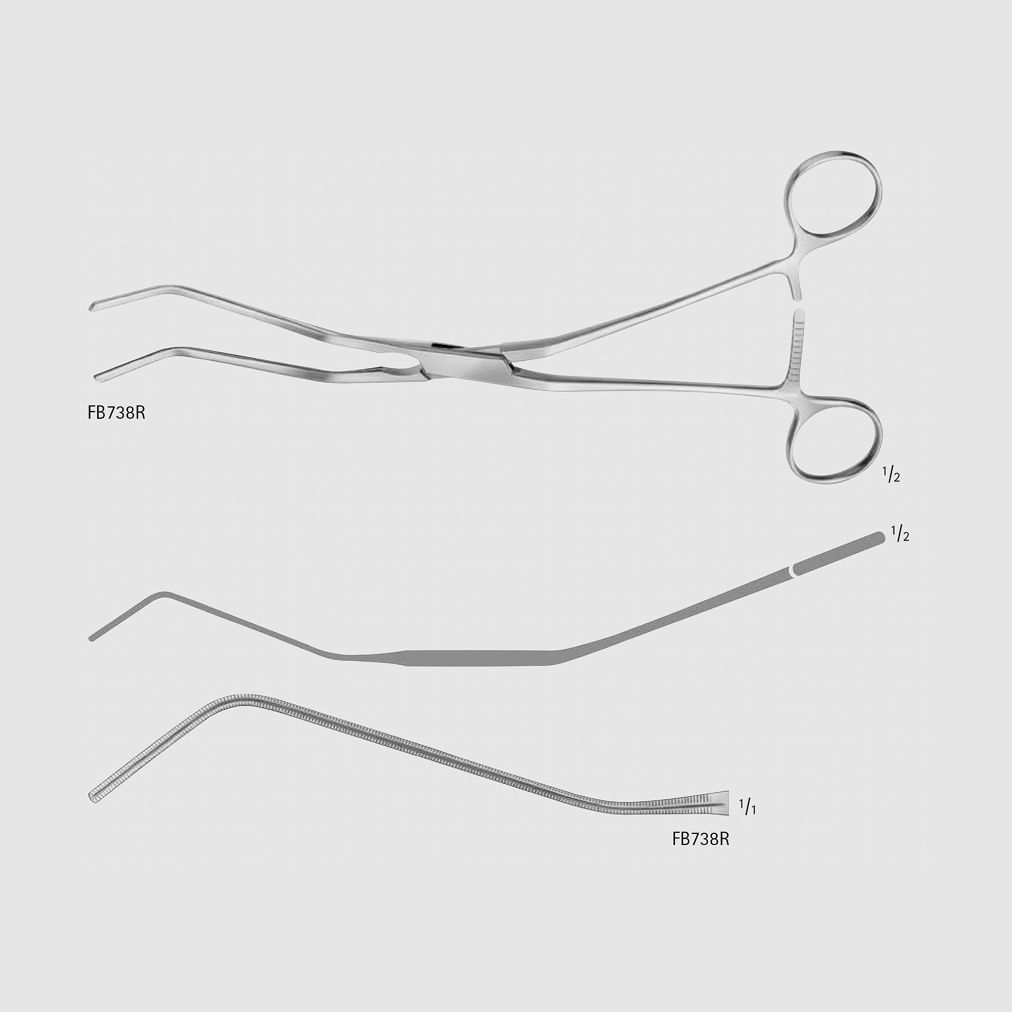 COOLEY Atraumatic Pediatric Anastomosis Clamp, Angled Shaft – Dr. Simon