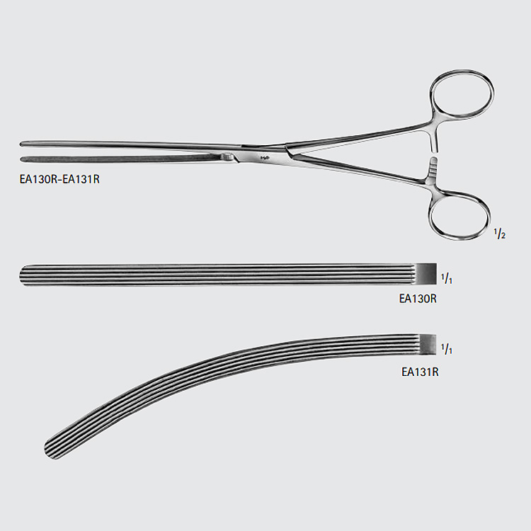 DOYEN Intestinal Forceps, Elastic Blades, Longitudinal Serations – Dr ...
