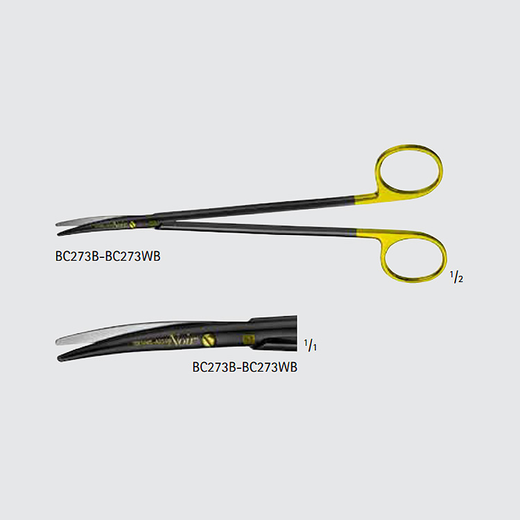 Noir TOENNIS-ADSON Dissecting Scissors – Dr. Simon