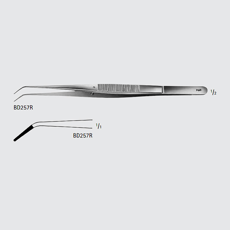 Delicate Forceps, Angled – Dr. Simon
