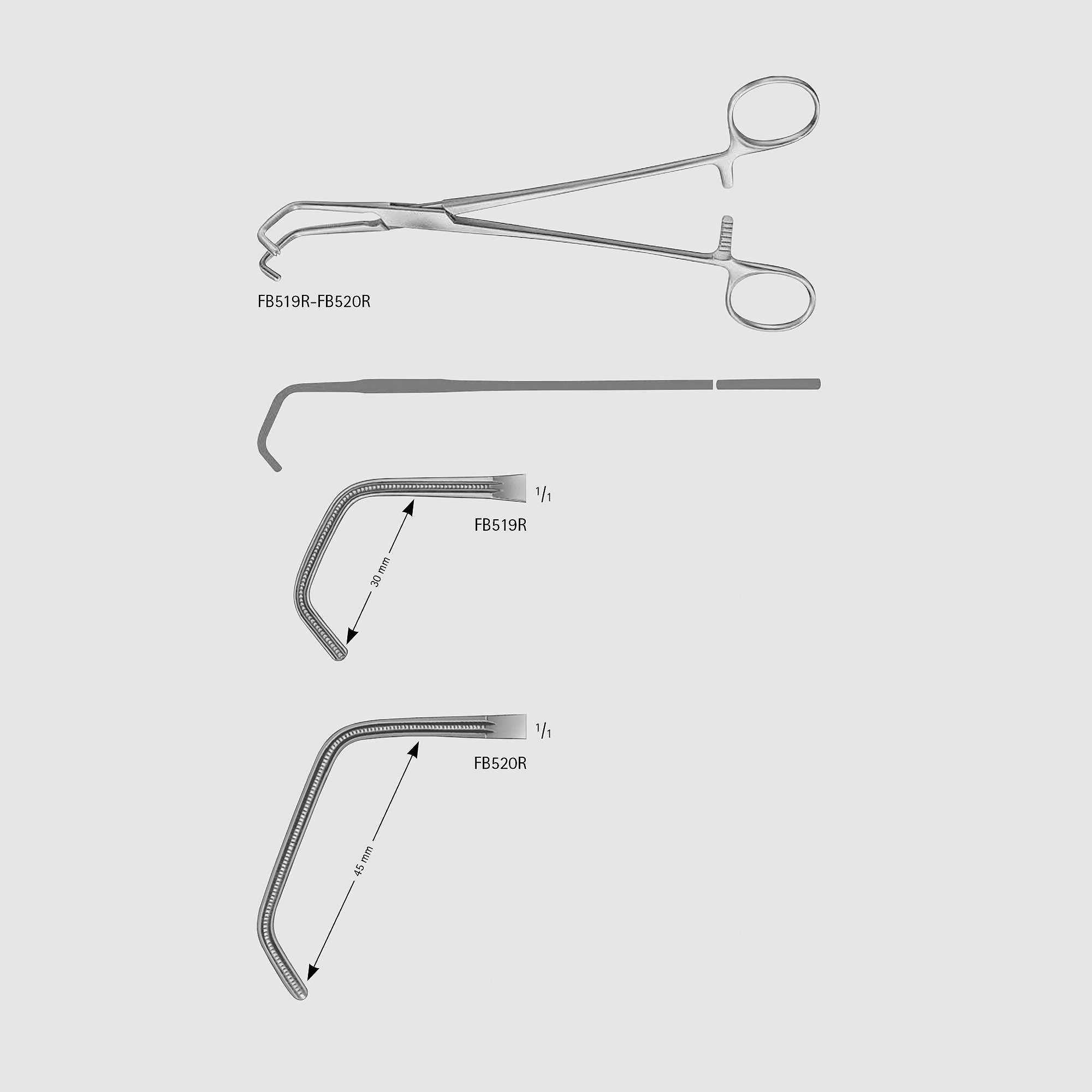 DEBAKEY-BECK Atraumatic Vena Cava Clamp – Dr. Simon