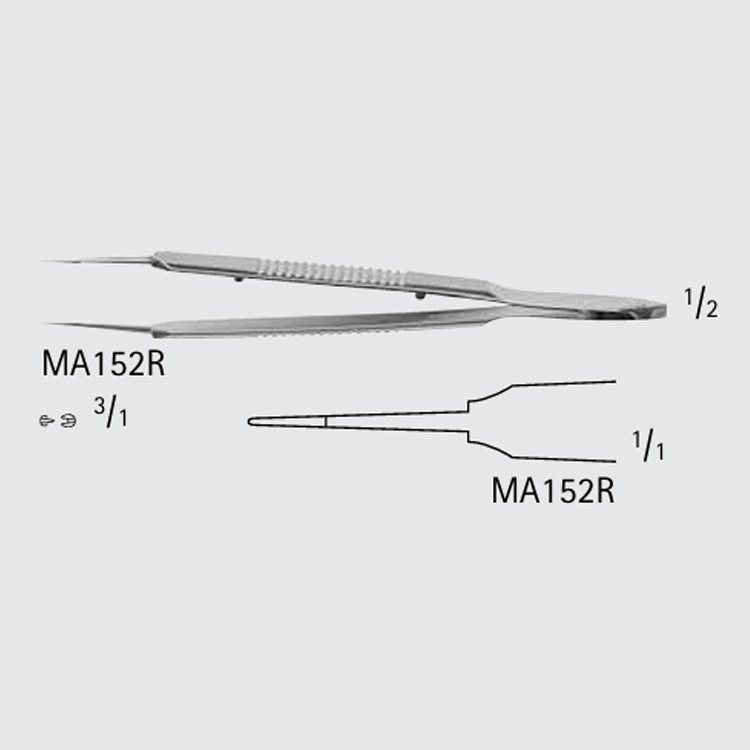 CASTROVIEJO Suture Forceps, W/ 1 x 2 Teeth – Dr. Simon