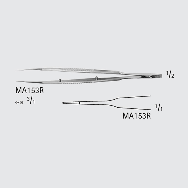 CASTROVIEJO Suture Forceps, W/ 1 x 2 Teeth – Dr. Simon