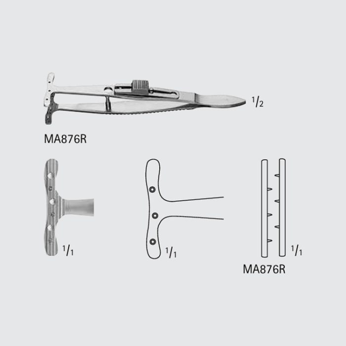 PUTTERMAN-Type Muscle Forceps, W/ Lock – Dr. Simon