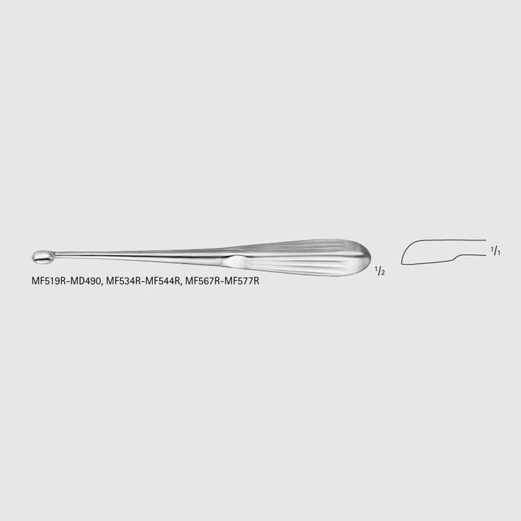 BRUNS Spinal Curette – Dr. Simon